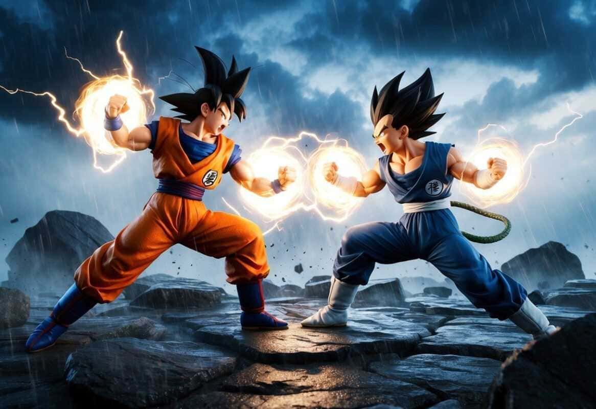 Goku vs. Vegeta: A Batalha Épica pelo Título de Mais Poderoso ...
