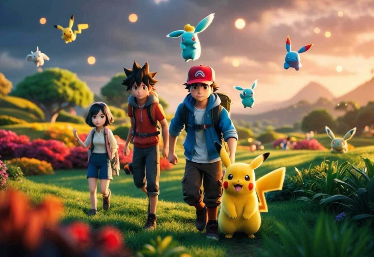 Pokemon Ash E Amigos